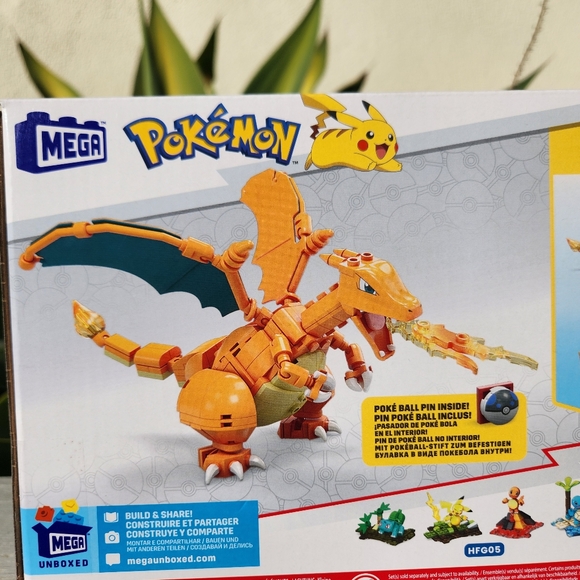 mega | Toys | New Charizard Mega Pokmon Action Figure Building Toys Set ...